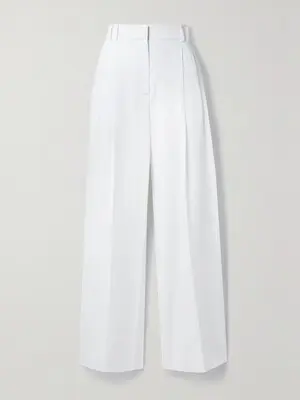 Another Tomorrow Pleated Pants For Women