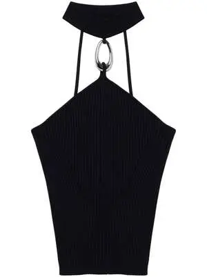 Simkhai Rubie Hardware Knit Top - Black