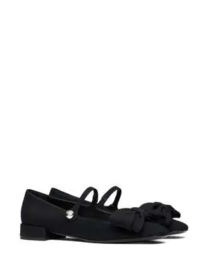 Valentino Garavani Bowjane Mary-jane Ballet Pumps - Black