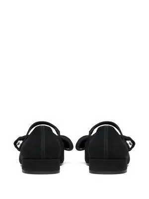 Valentino Garavani Bowjane Mary-jane Ballet Pumps - Black