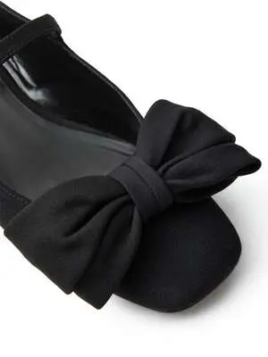 Valentino Garavani Bowjane Mary-jane Ballet Pumps - Black