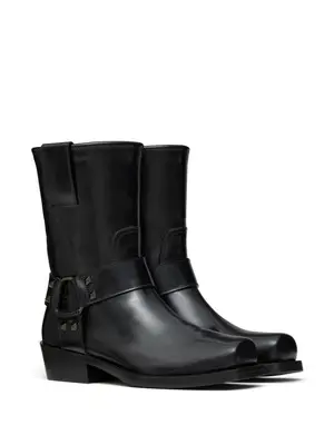 Valentino Garavani 40mm Rockstud Biker Boots