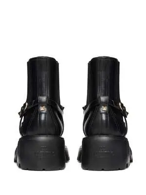 Valentino Garavani 55mm Rockstud Beatle Boots - Black