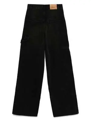 MARANT ETOILE Solene Wide-leg Jeans - Black
