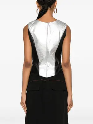 MITILIANE COUTURE Leather Waistcoat