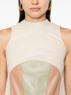 MITILIANE COUTURE Paneled Sleeveless Top