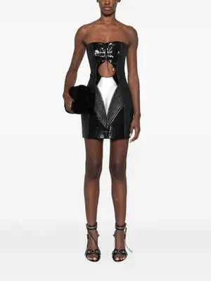 MITILIANE COUTURE Leather Mini Dress