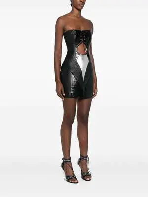 MITILIANE COUTURE Leather Mini Dress