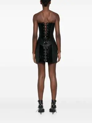 MITILIANE COUTURE Leather Mini Dress