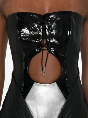 MITILIANE COUTURE Leather Mini Dress