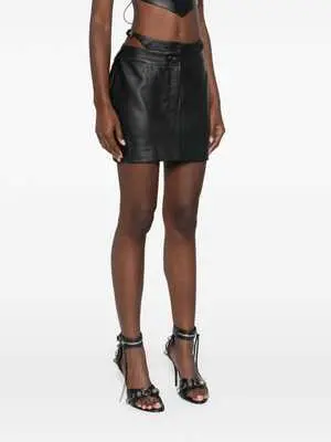 MITILIANE COUTURE Leather Mini Skirt