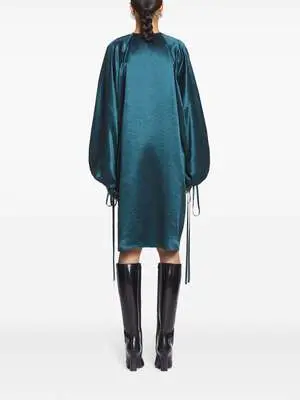 LANVIN Satin-finish Midi Dress