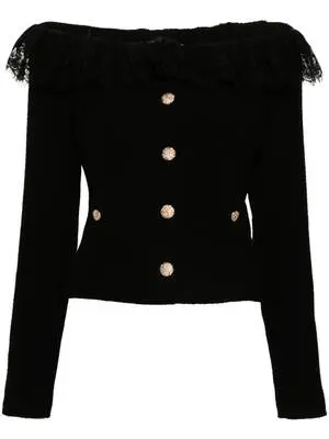 Alessandra Rich Collared Cardigans For Women