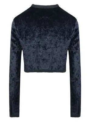 Ports 1961 Floral Velvet-effect Jacket