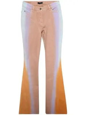 MUGLER Gradient-effect Flared Jeans