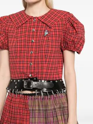 CHOPOVA LOWENA Judith Checked Dress
