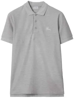 Burberry Cotton Polo Shirt - Grey