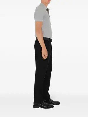 Burberry Cotton Polo Shirt - Grey