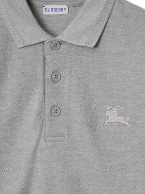Burberry Cotton Polo Shirt - Grey