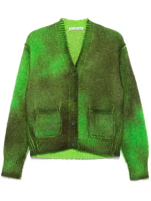 ACNE STUDIOS NO LOGO CARDIGAN グリーン Acne Studios Cardigan Electric Green – Neighbour