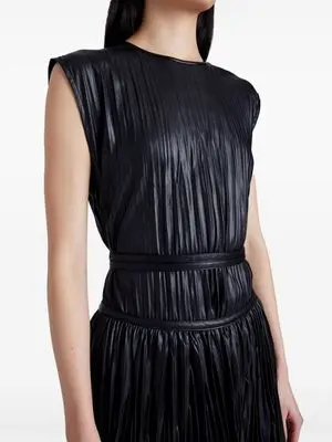 Proenza Schouler White Label Rosalyn Faux-leather Skirt - Black