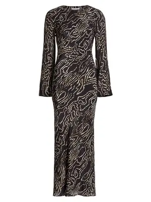 MARIA CHER Women's Alvarez Sara Maxi-Dress - Brown  - Brown
