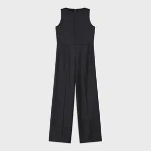 Theory Relaxed Sleeveless Wide-leg Jumpsuit