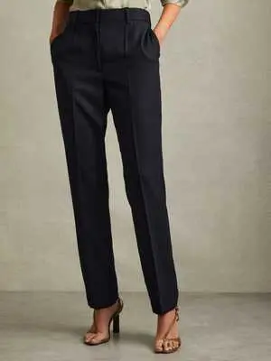 REISS Hallie Textured Slim Fit Suit Trousers