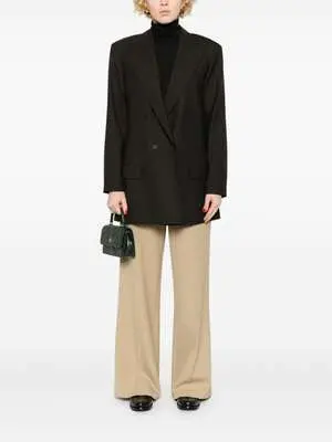 Fabiana Filippi Double-breasted Blazer - Brown