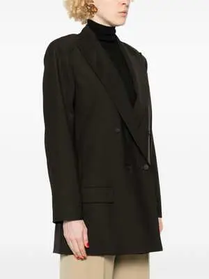 Fabiana Filippi Double-breasted Blazer - Brown