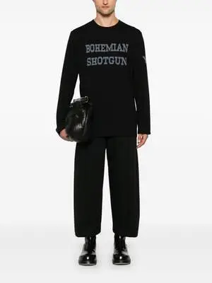Yohji Yamamoto Text-print T-shirt