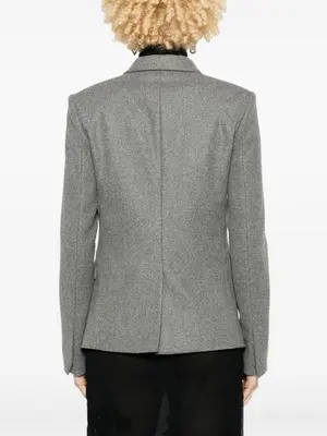 Fabiana Filippi Double-breasted Flannel Blazer
