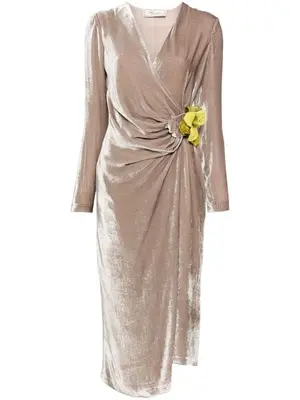 Blumarine Wrap Cocktail Dresses