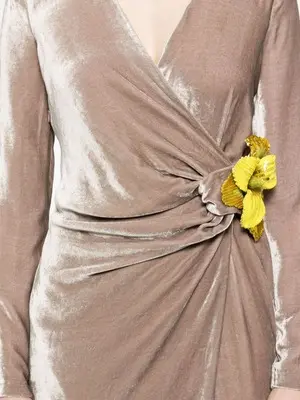 Blumarine Velvet Midi Dress
