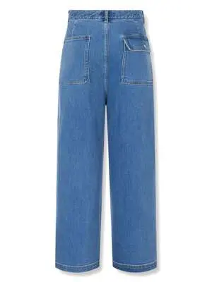 STUDIO TOMBOY Patch-pocket Wide-leg Jeans
