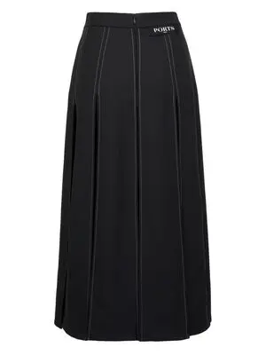 Ports 1961 Cut-out Midi Skirt