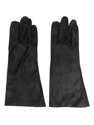Rick Owens Leather Gloves - Black
