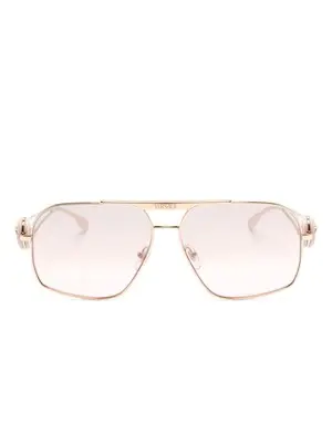 Versace Medusa Pilot-frame Sunglasses - Gold