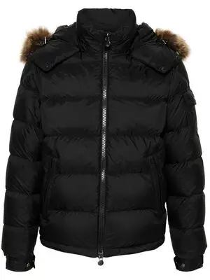 Moncler Maya Hooded Jacket - Black