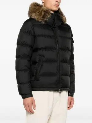 Moncler Maya Hooded Jacket - Black