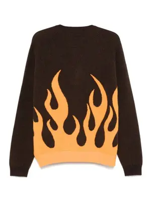 Frenckenberger Flame-jacquard Cardigan