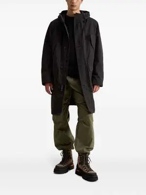 Woolrich Peach Parka Coat - Black