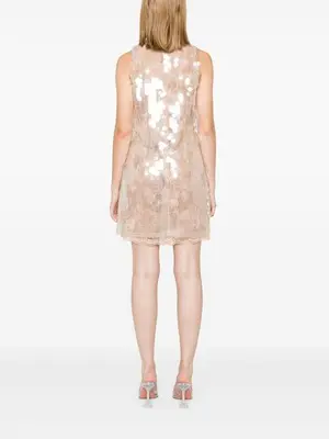 Ermanno Scervino Sequin-embellished Mini Dress