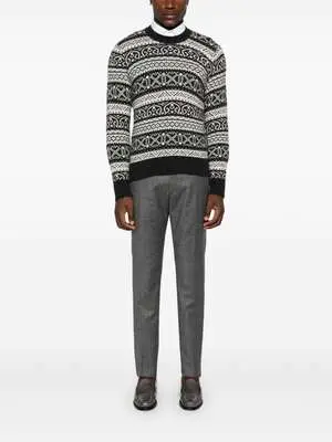 Eleventy Fair Isle-intarsia Sweater