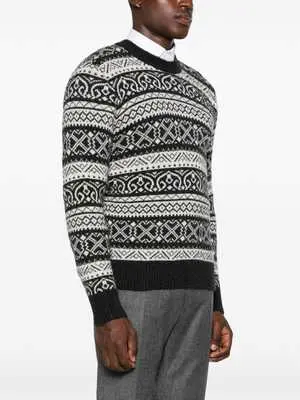 Eleventy Fair Isle-intarsia Sweater