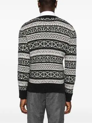 Eleventy Fair Isle-intarsia Sweater