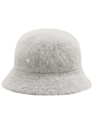 AMI Paris Faux-fur Bucket Hat