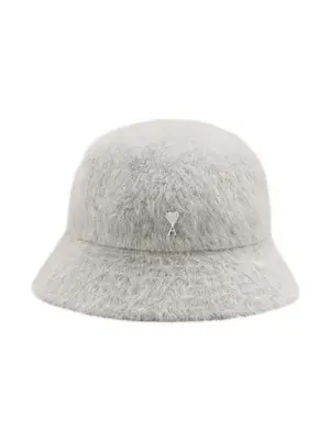 AMI Paris Faux-fur Bucket Hat
