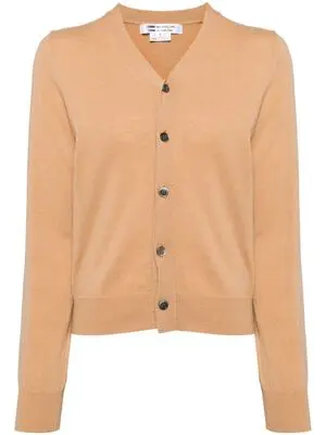 Comme Des Garçons Cashmere Cardigan - Brown