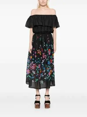 BAMBAH Hibiscus Off-shoulder Dress